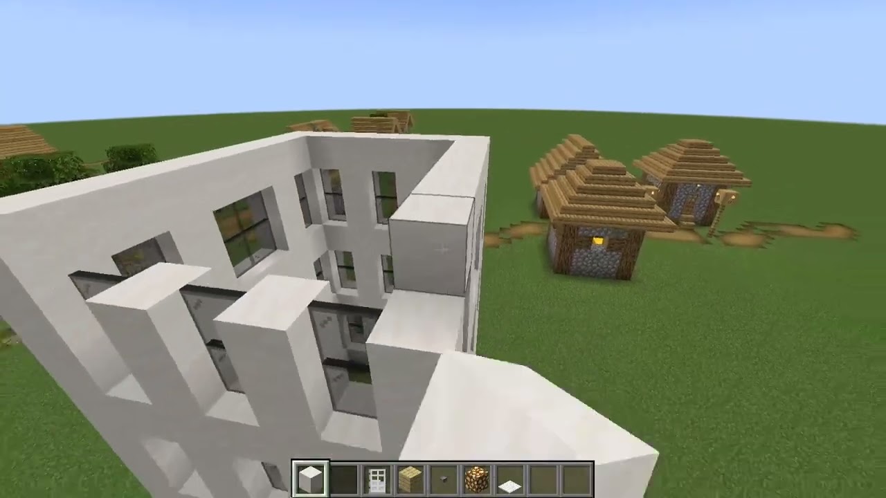 CONSTRUYENDO UN EDIFICIO EN MINECRAFT - YouTube