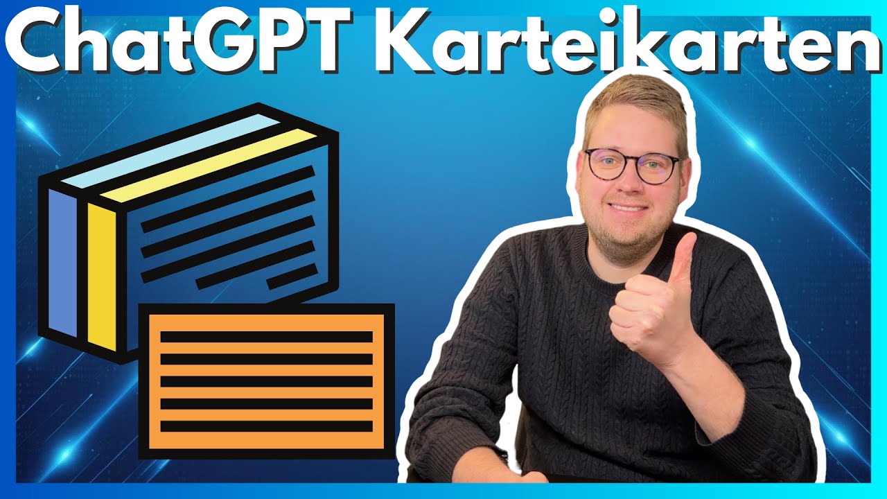 Mit ChatGPT: Karteikarten erstellen 🚀📚 So geht’s in Sekunden! - YouTube