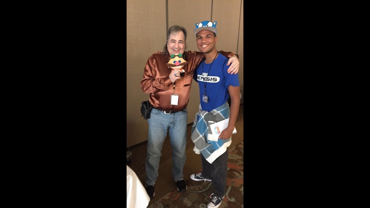 Meeting Mike Pollock The voice of Dr Eggman at Sonic and Sega Fan Jam ...