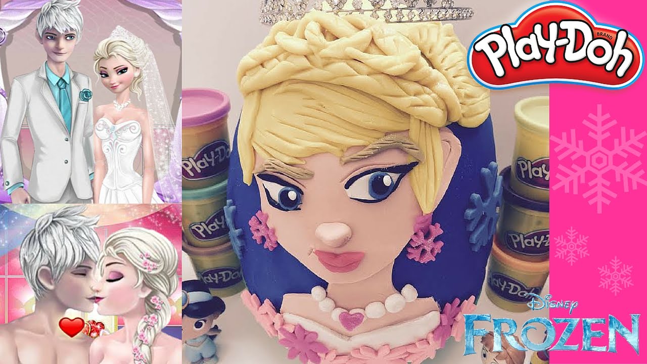 GIANT ELSA Egg Surprise Play Doh | Elsa Gets Married | Disney, Funko ...