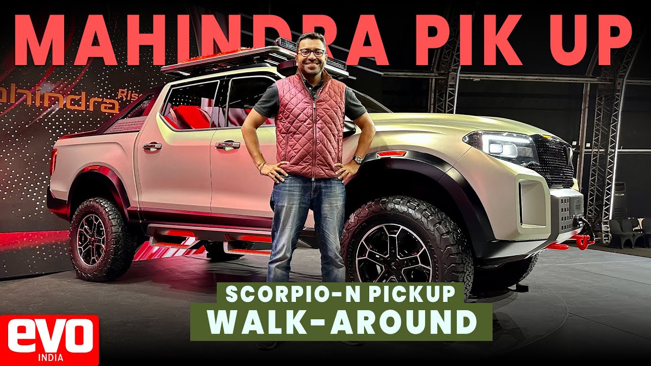 Mahindra Global Pik Up | Scorpio-N pickup concept | evo India - YouTube