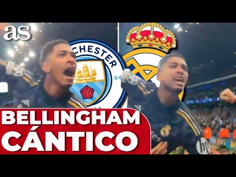 El vídeo de BELLINGHAM CELEBRANDO y CANTANDO: "Así gana el Madrid ...