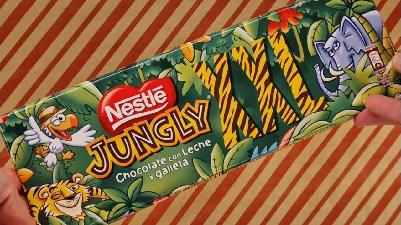 Nestle Jungly Chocolate con Leche y Galleta - Random Reviews - YouTube