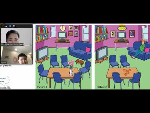 [Let's speak] - Find the differences (Tìm các điểm khác nhau giữa 2 bức ...
