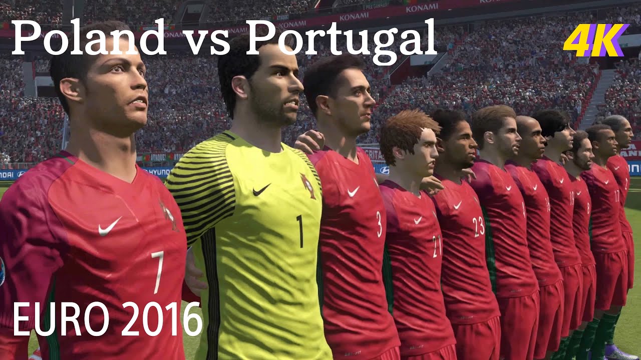 PES 2016 Gameplay [PS5 4K] UEFA EURO 2016 Quarterfinal-Poland vs ...