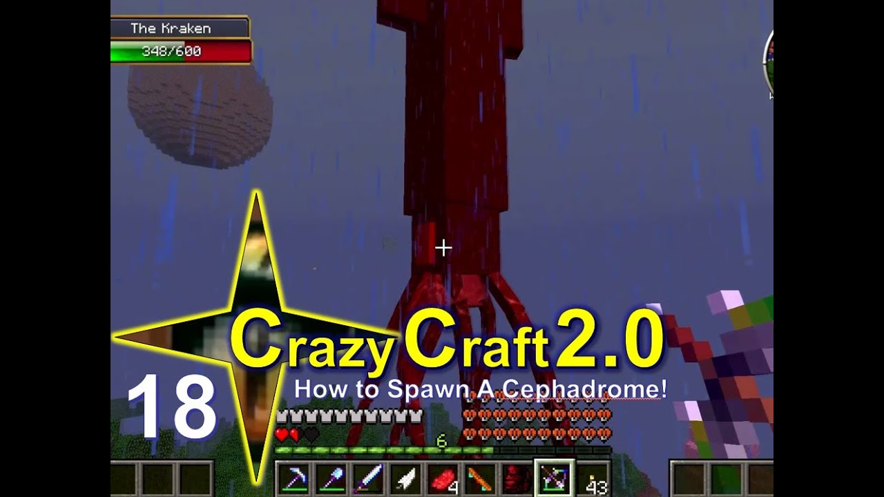 Minecraft: "Crazy Craft 2.0" Ep. 18 "How to Spawn A Cephadrome ...