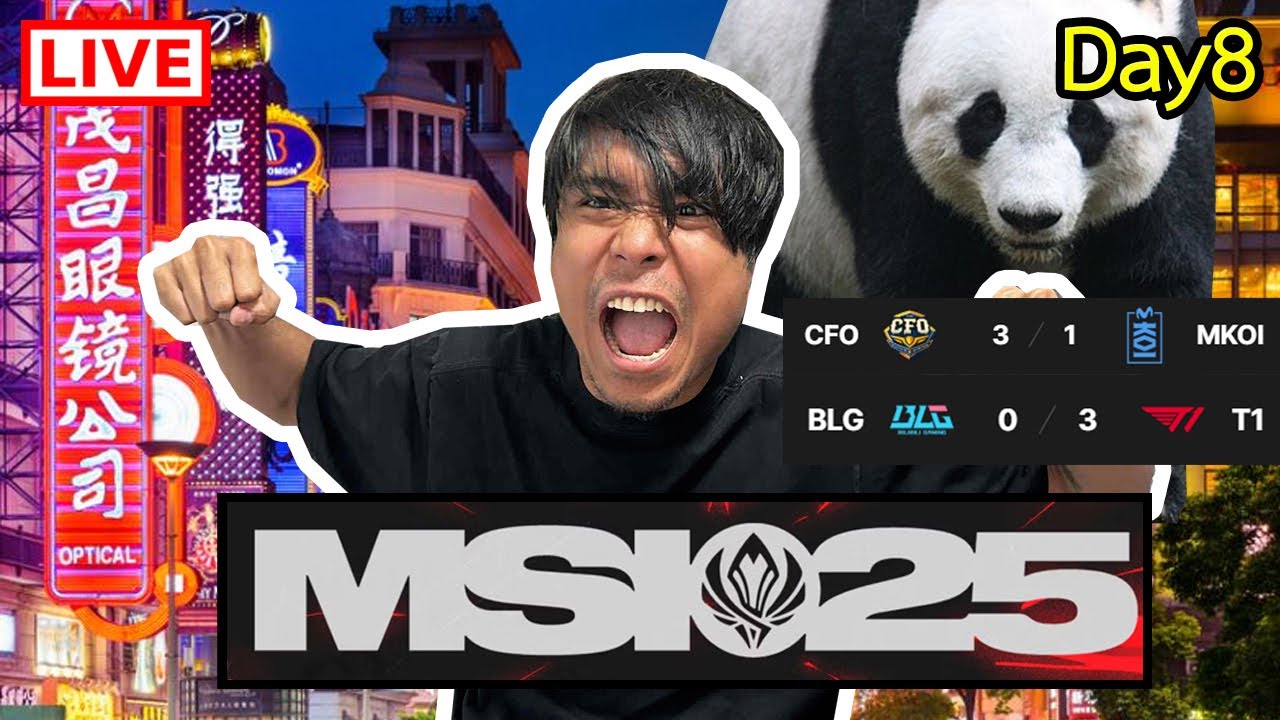 MSI2025｜MKOI vs CFO - T1 vs BLG - YouTube