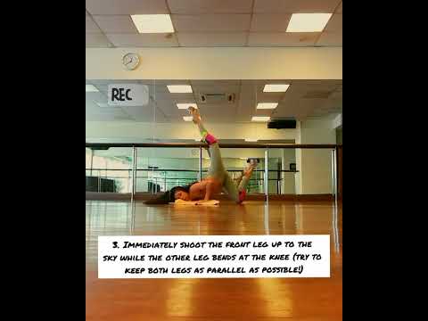 Floorwork tutorial: How to do the kip up into a split! - YouTube