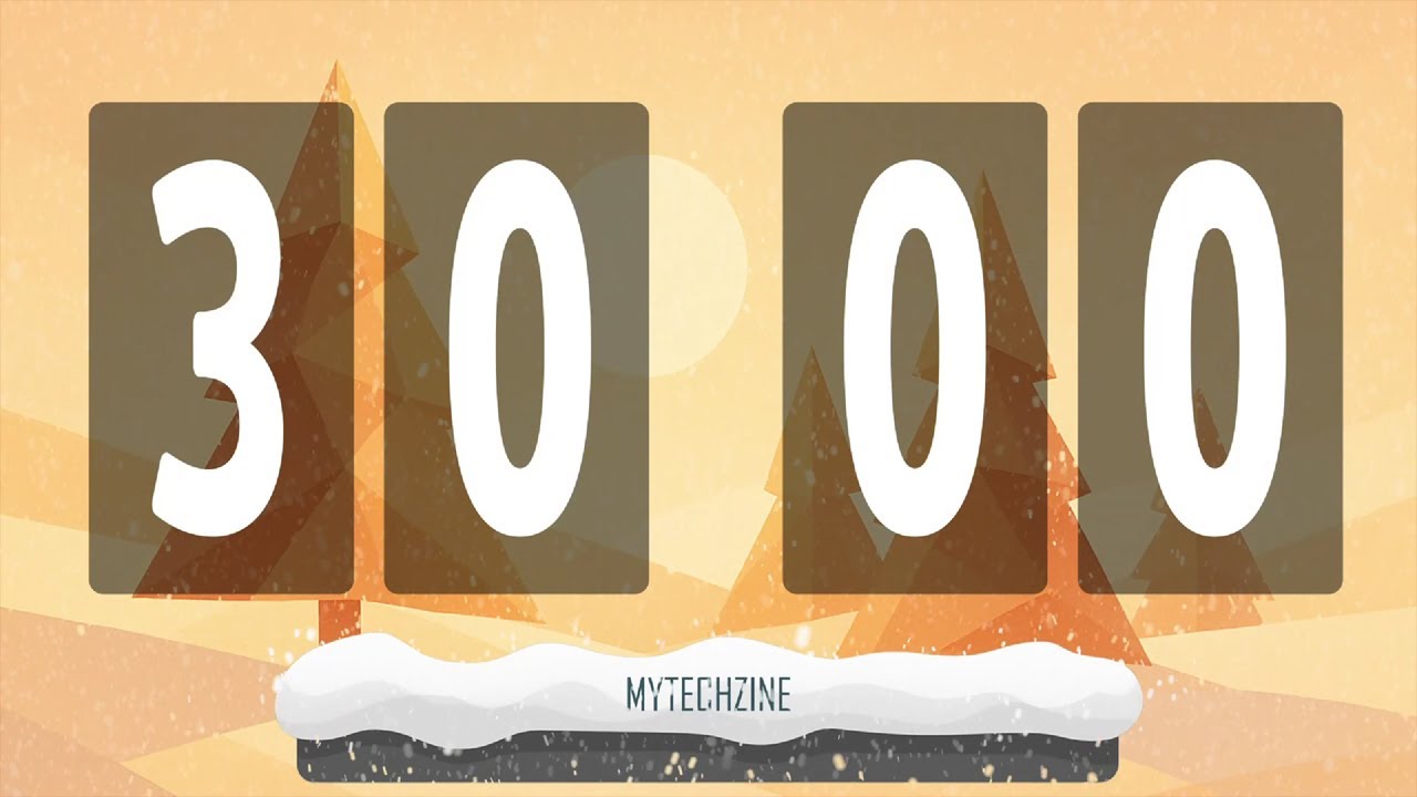 30 Minute Christmas Pomodoro Timer | 1 Focus Round Countdown - YouTube