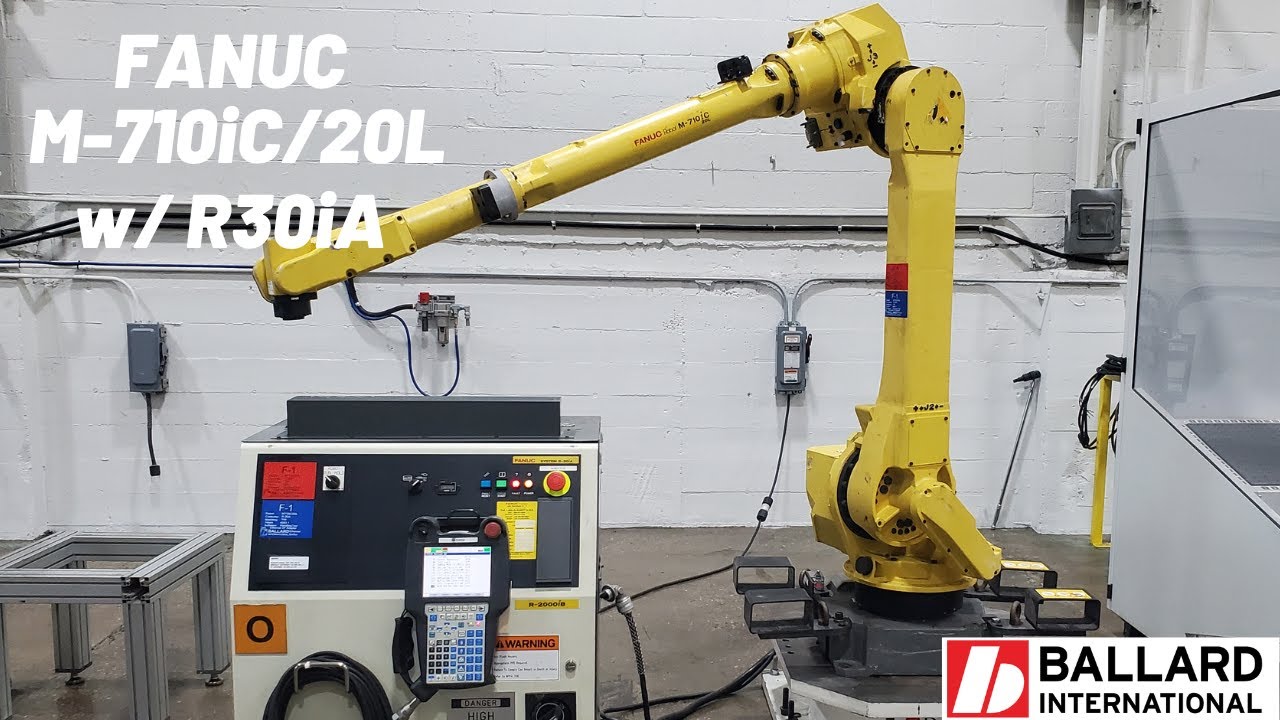 Fanuc M-710iC/20L Robot System w/ R30iA Controller - Ballard International - YouTube