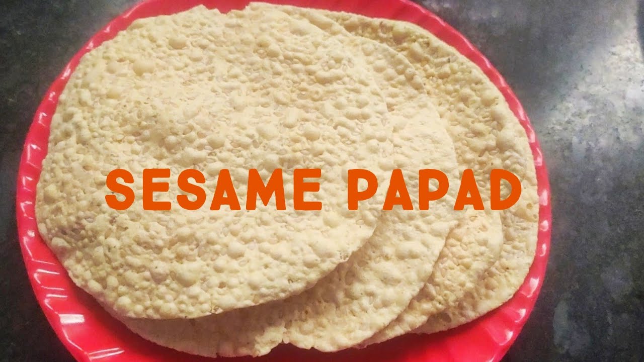 Nuvvula Appadalu | sesame papad | నువ్వుల అప్పడాలు ట్రెడిషనల్ పద్ధతిలో ...