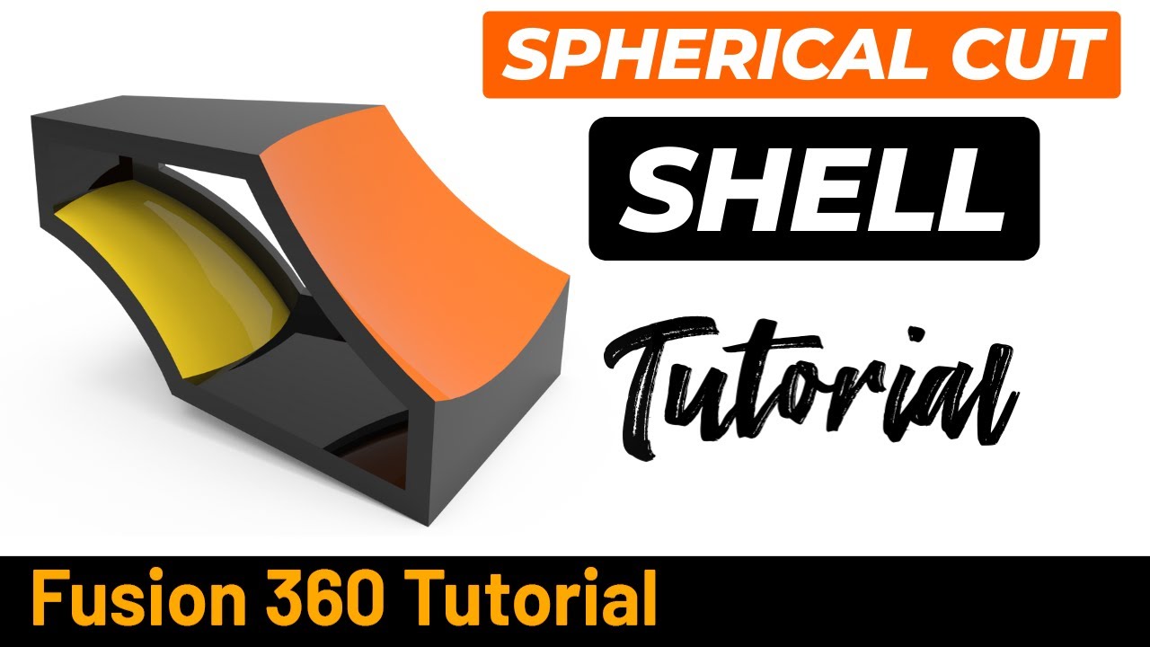 Fusion 360 Tutorial 263 - Spherical Cut, Extrude - YouTube