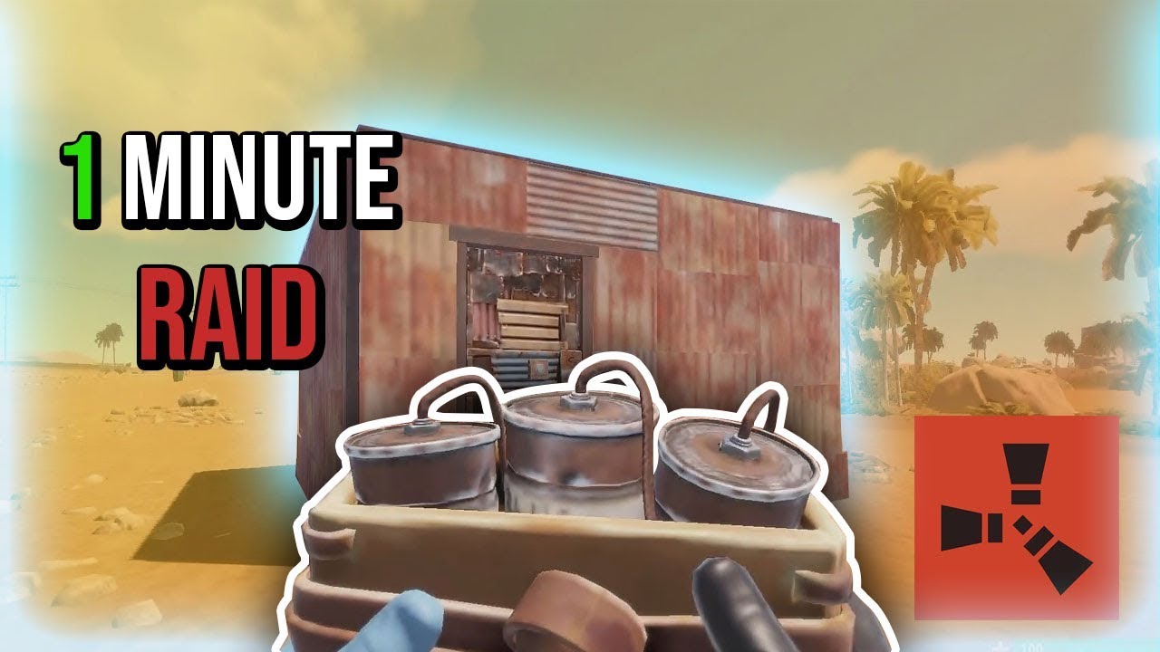 RUST SOLO 1 MINUTE RAID - RUST SOLO (4/4) - YouTube