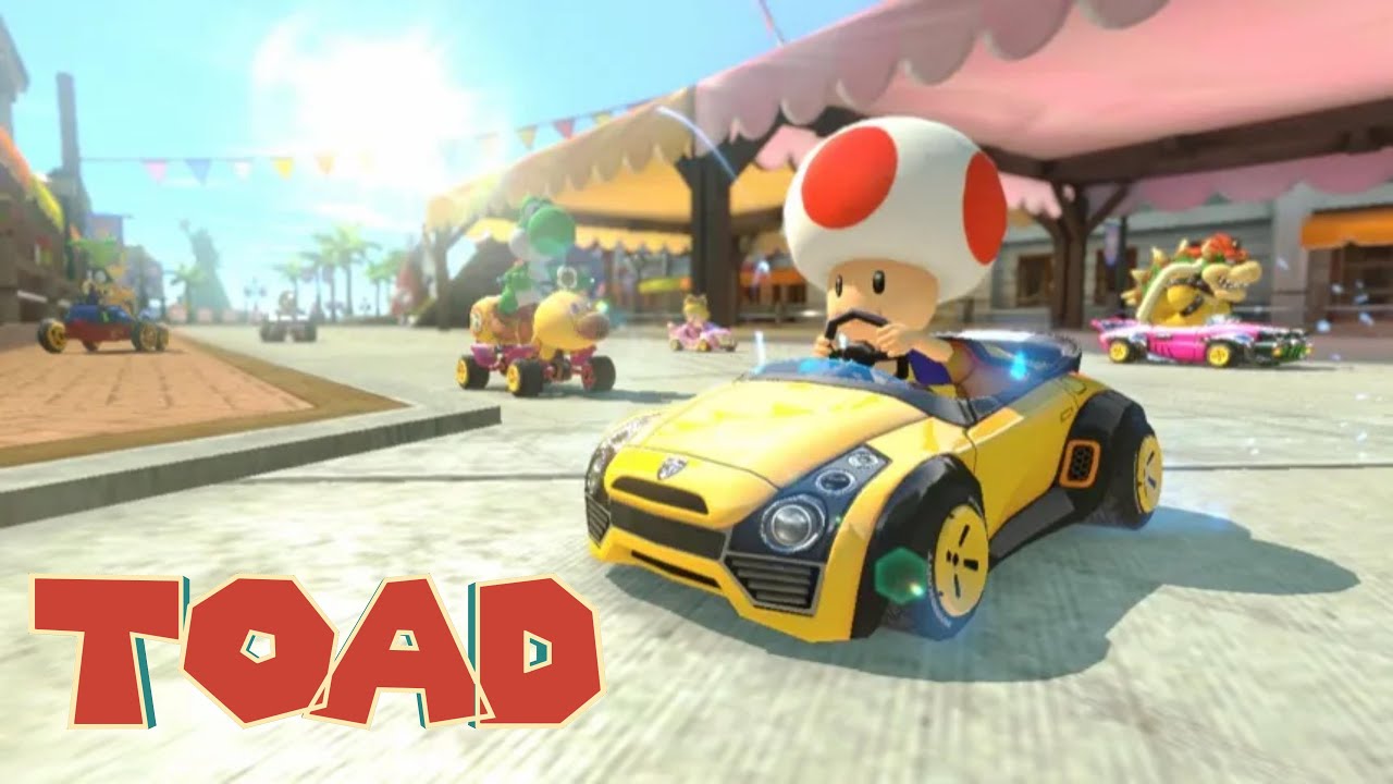 Mario Kart 8 Deluxe - Toad Solo Game Battel 4K - YouTube