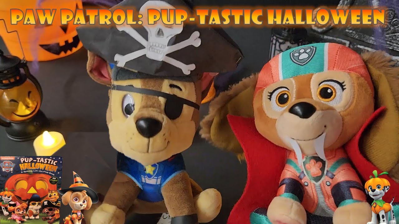PAW PATROL - PUP-TASTIC HALLOWEEN! Spooky Book. Learn English fast . # ...