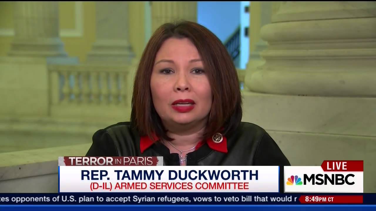 Duckworth Joins Rachel Maddow to Discuss Syrian Refugee Crisis - YouTube