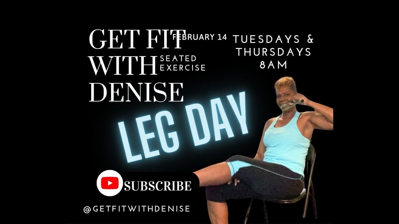 Get Fit with Denise Live Leg Day Workout Class - YouTube