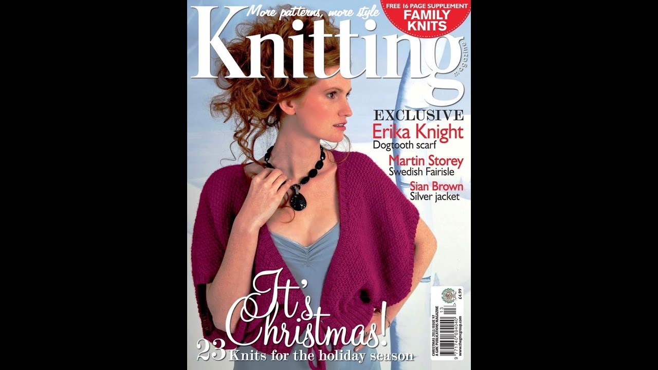 Knitting It's Christmas №97 2011 Pattern book in english - YouTube