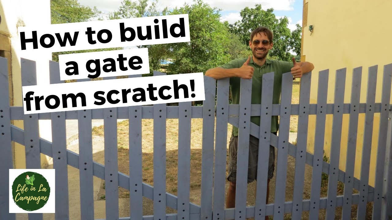 How to build a gate from scratch - YouTube