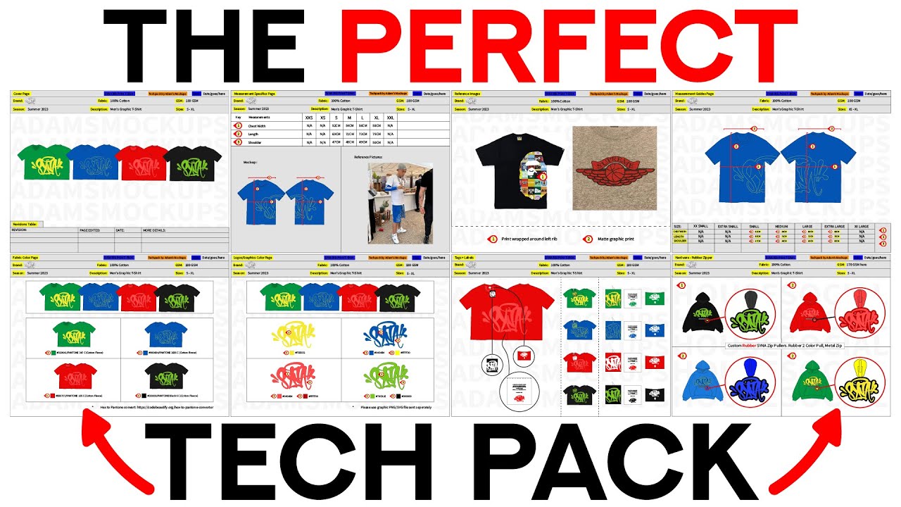 HOW TO DESIGN THE PERFECT TECH PACK FOR YOUR CLOTHING BRAND IN 2024 ...