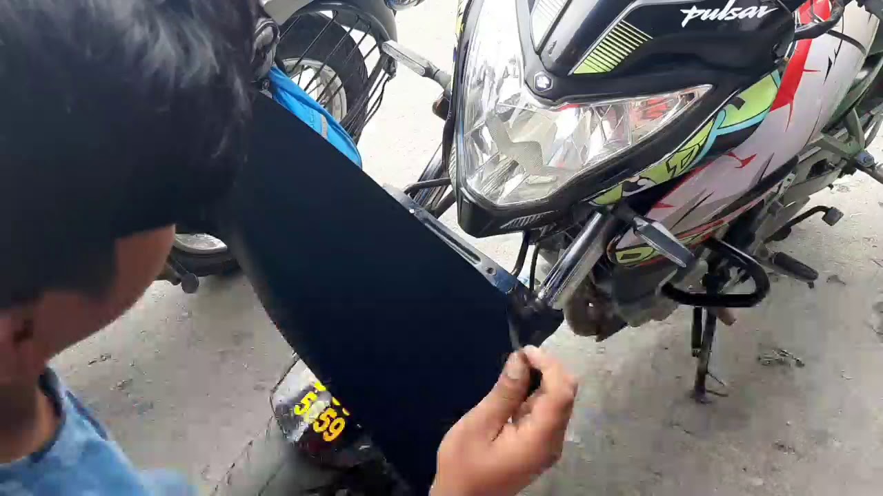 NS 200 headlight modification!! NS 200 headlight design - YouTube
