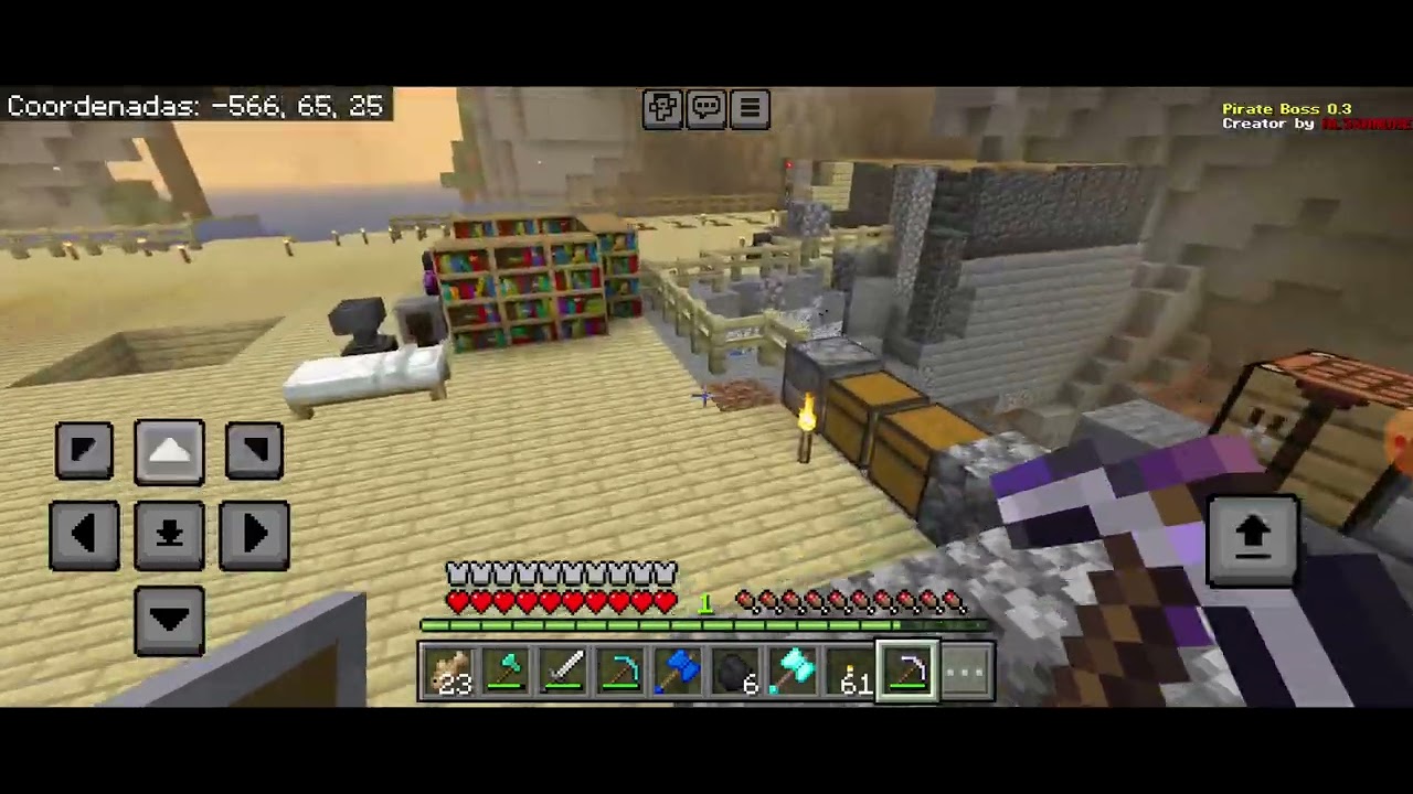 Minecraft blear otro mundo parte media XD - YouTube