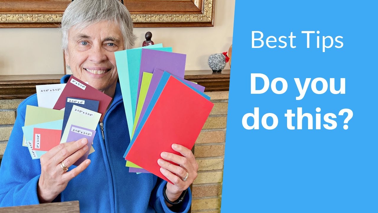 Tips for Cutting Cardstock for Cards! - YouTube