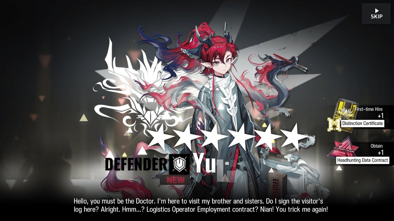 Yu & Blaze Alter Gacha | Arknights - YouTube