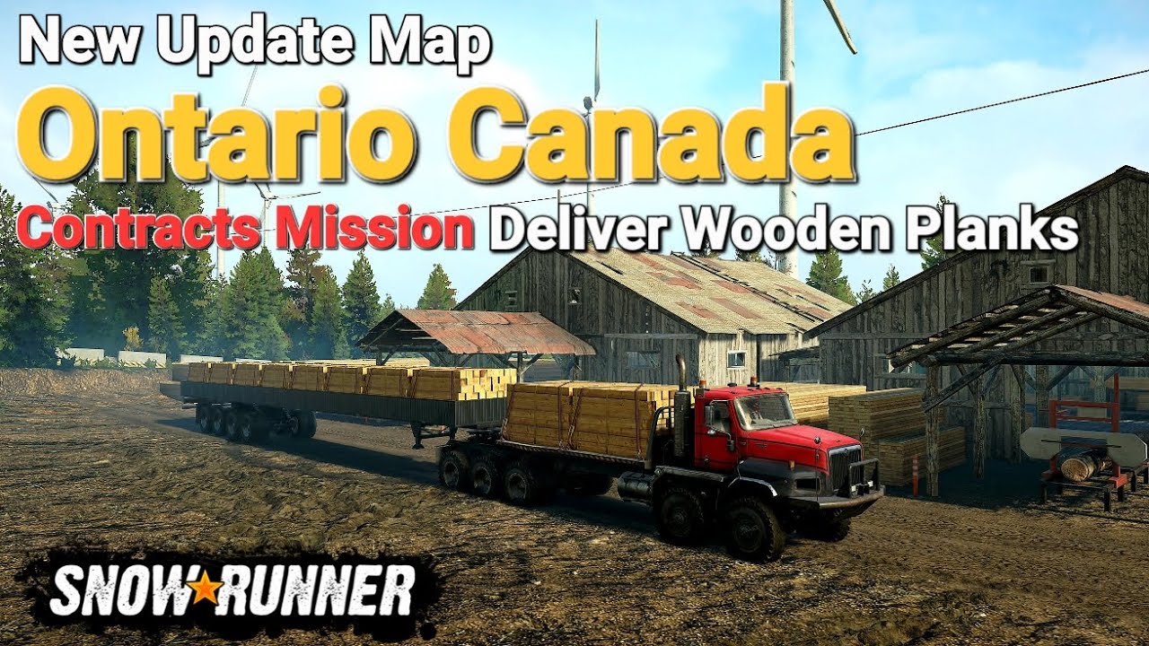 New Update Map Ontario Canada - Contracts Deliver Wooden Planks In ...
