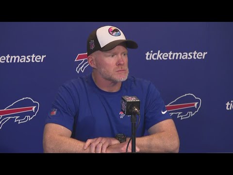 Buffalo Bills coach speaks to media - YouTube