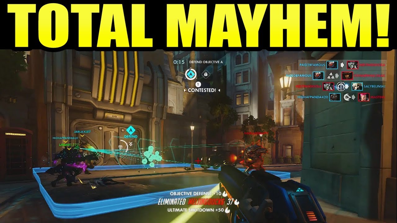 Overwatch - Let's Play Total Mayhem 6v6 (Live Commentary) - YouTube