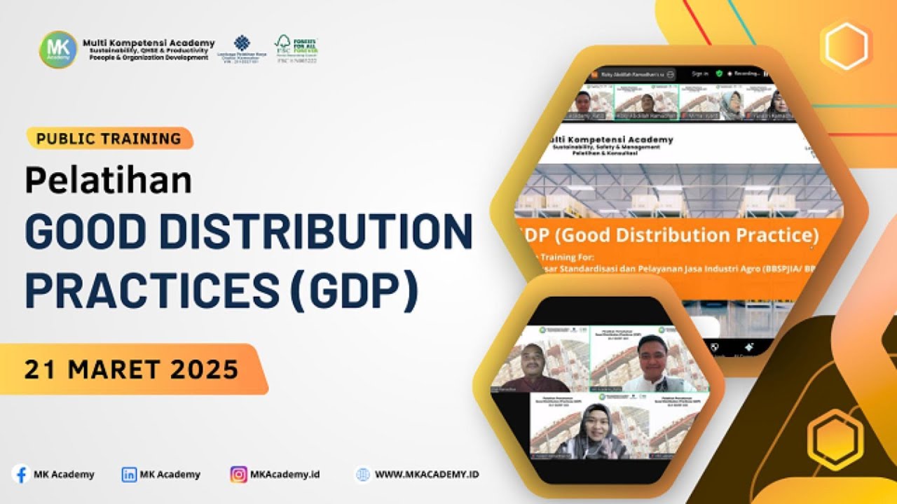 Pelatihan Good Distribution Practices (GDP) - YouTube