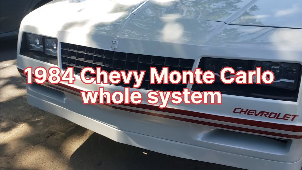 1984 Chevy Monte Carlo whole system with second battery - YouTube