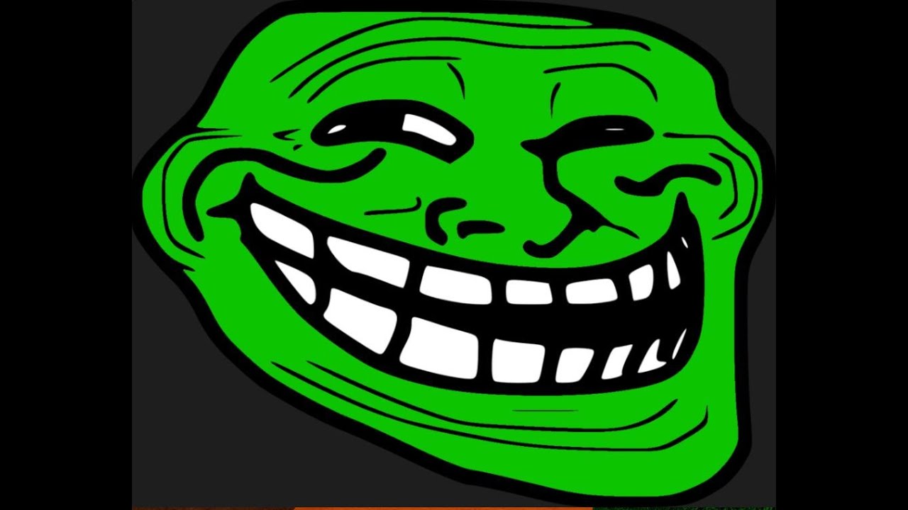 Green Troll Face