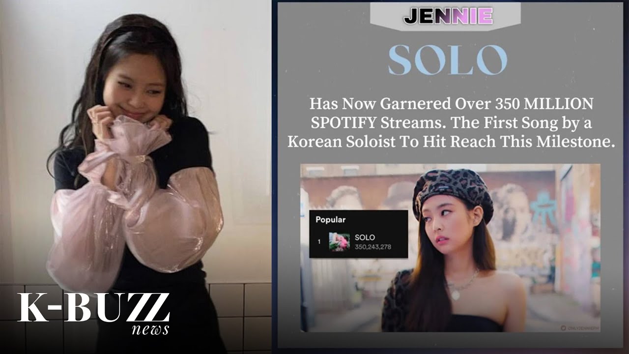 BLACKPINK’s Jennie set a new record for a Kpop soloist on Spotify - YouTube