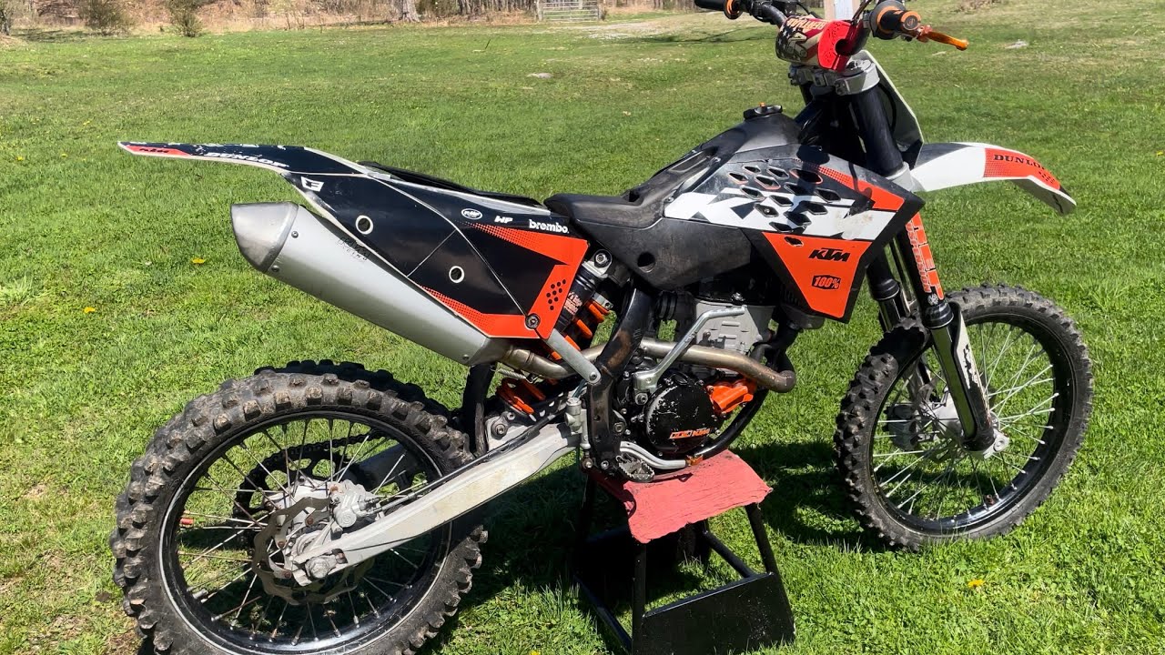 07’ KTM SX-F FULL ENGINE REBUILD | WALK AROUND AND START UP - YouTube