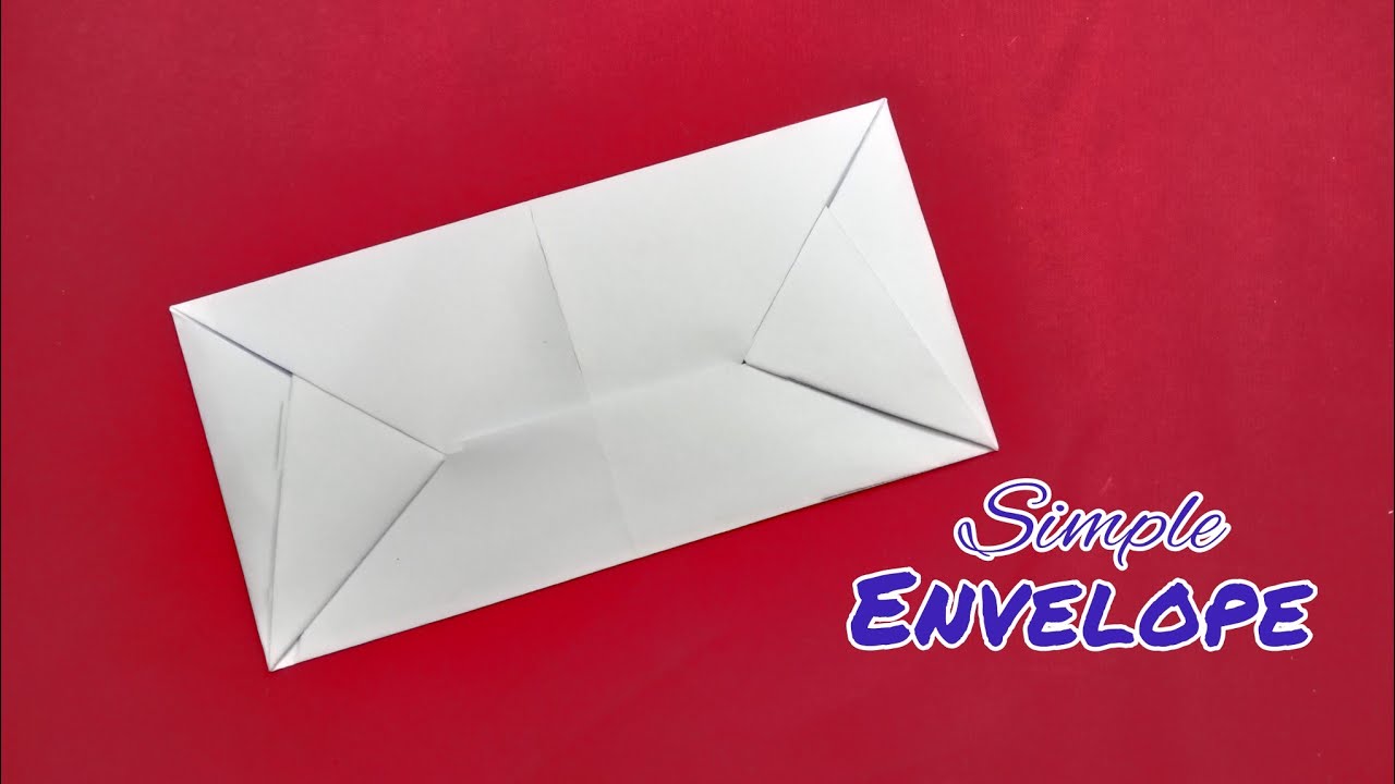 How To make A Simple Envelope | Origami Envelope | Paper Craft - YouTube