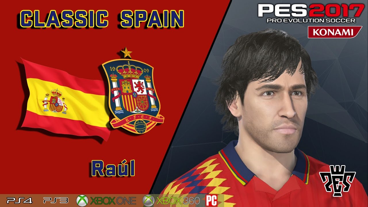 RAÚL -face y stats- (Classic Spain) - YouTube