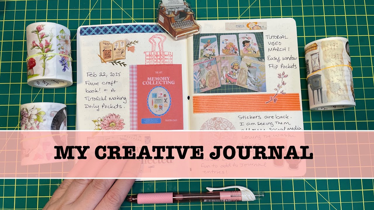 A LOOK AT MY CREATIVE JOURNAL | JOURNAL ENTRY IDEAS | The Washi Tape ...