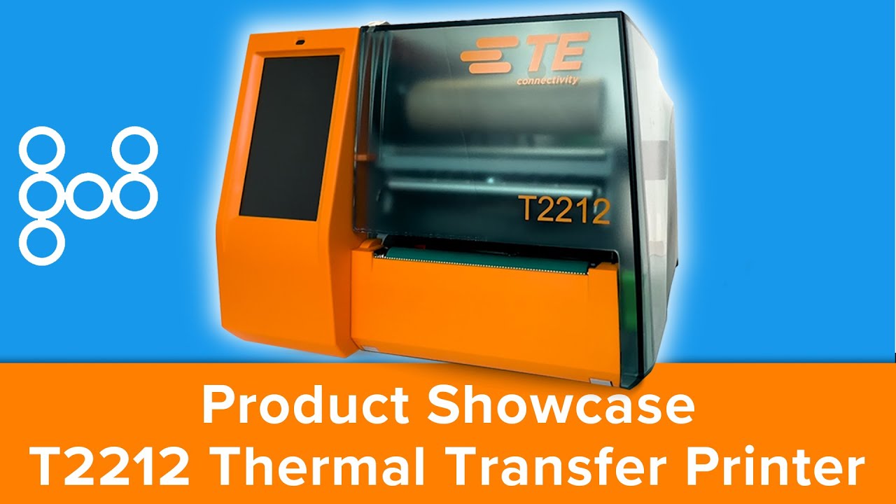 How to use the T2212 Thermal Transfer Printer - YouTube