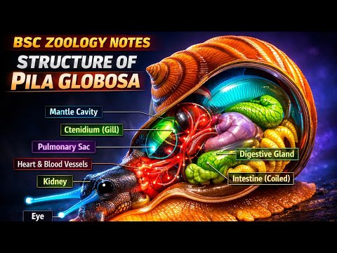 B.Sc Zoology || Pila globosa(Apple Snail) || Systematic Position ...