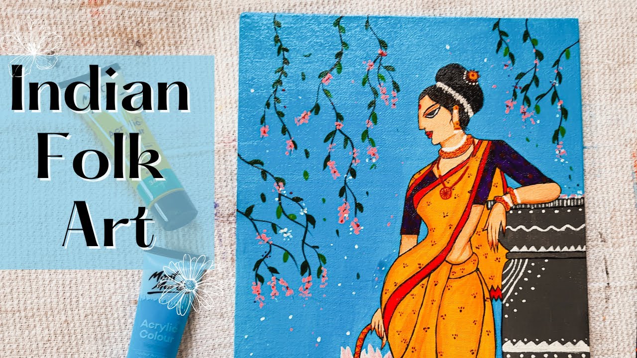 Indian Traditional Art Women