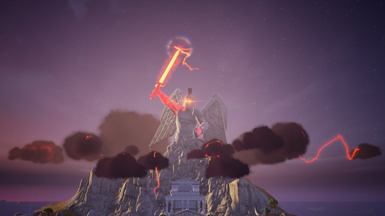 Fortnite - Zeus Statue Live Event 🌩️ | Cinematic Video (4k60fps) - YouTube
