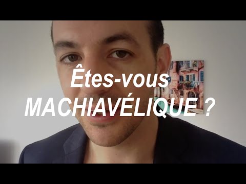 Êtes-vous machiavélique ? - YouTube