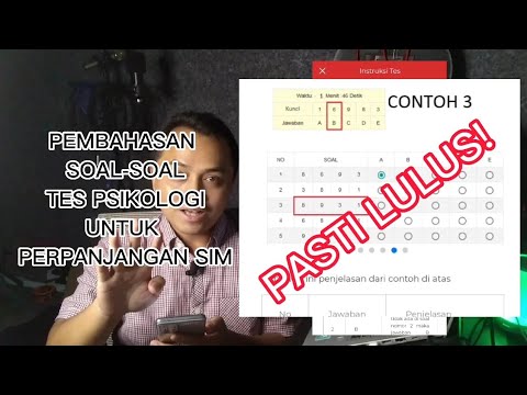 CARA TES PSIKOLOGI SIM UNTUK PERPANJANGAN SIM ONLINE 2022 VIA APLIKASI ...