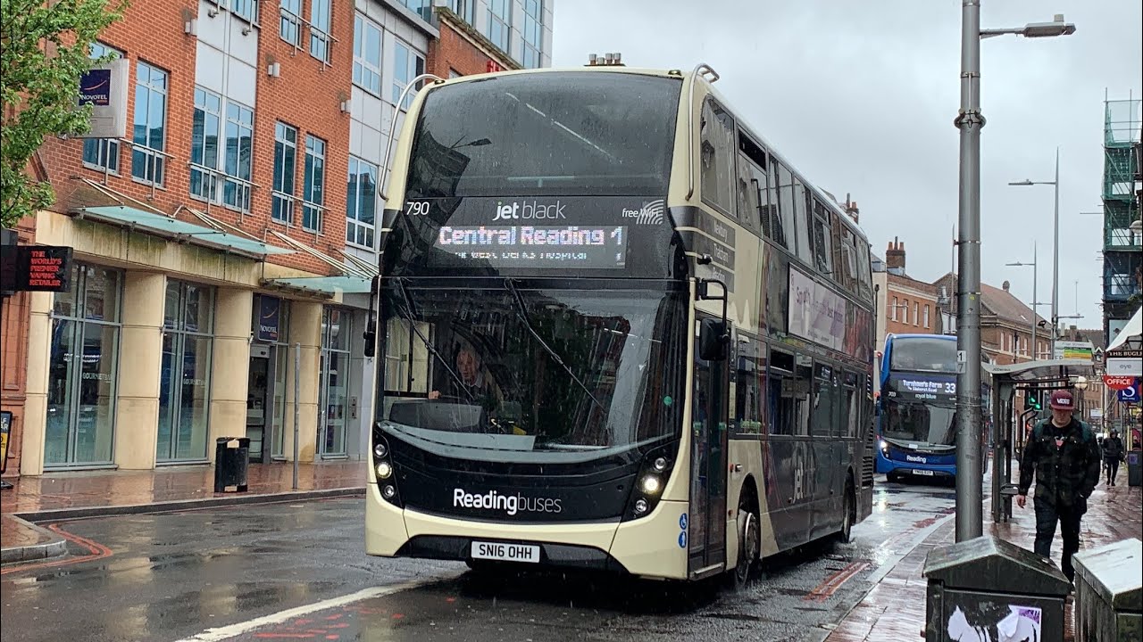 Reading Buses Enviro400 MMC 790 (SN16OHH) On Route 1 To Newbury - YouTube