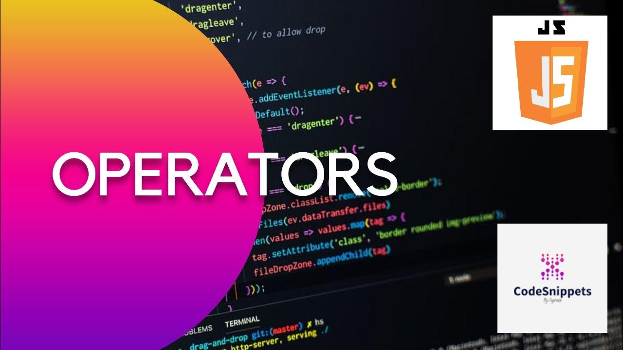 JavaScript Boot Camp || Operators in JavaScript - YouTube