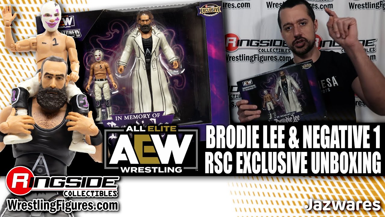 Ringside Collectibles Unboxing: AEW Brodie Lee & Negative 1 2-Pack RSC ...