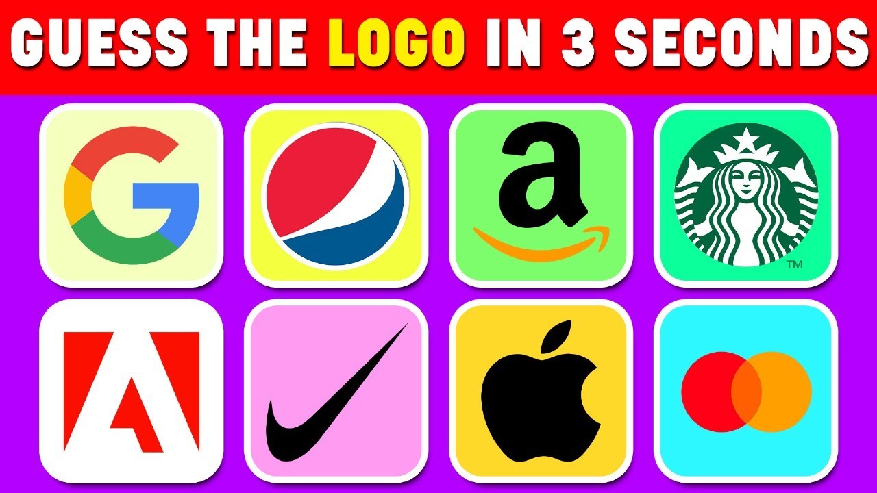 Logo Quiz Game | Can you Guess the logo in 3 seconds? - YouTube