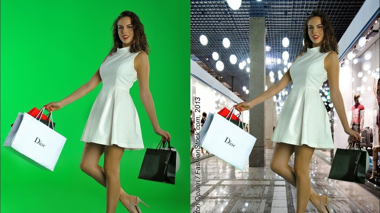 Green Screen VFX tutorial using a bad wrinkly screen - YouTube